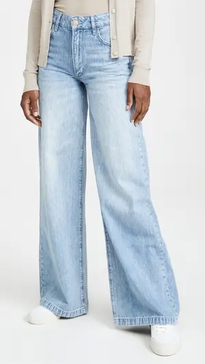 TRIARCHY High-rise Wide-leg Jeans