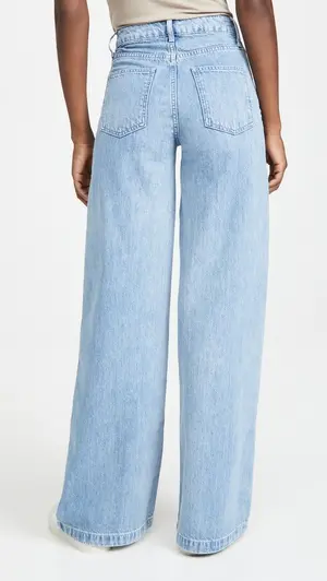 TRIARCHY High-rise Wide-leg Jeans