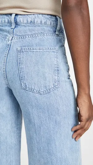 TRIARCHY High-rise Wide-leg Jeans