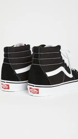 VANS Sk8 High Top Sneakers - Black/black/white