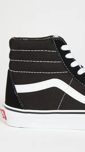 VANS Sk8 High Top Sneakers - Black/black/white