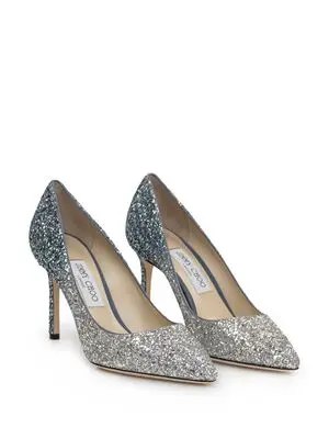 JIMMY CHOO 85mm Romy Pumps - Silver