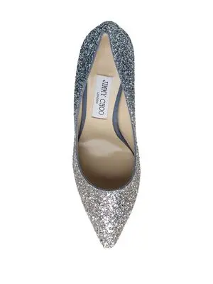 JIMMY CHOO 85mm Romy Pumps - Silver