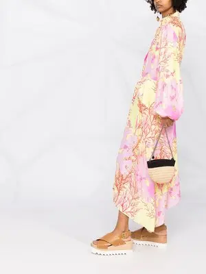 Stella McCartney Coral-print Maxi-dress