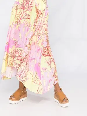 Stella McCartney Coral-print Maxi-dress