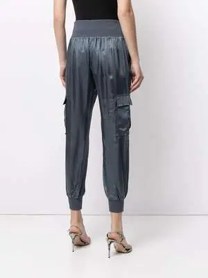 Cinq À Sept Tapered Cargo Trousers - Blue