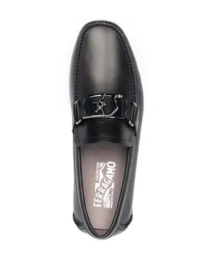 FERRAGAMO Logo-plaque Loafers