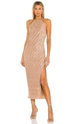House Of Harlow 1960 X Midi Dress - Champagne