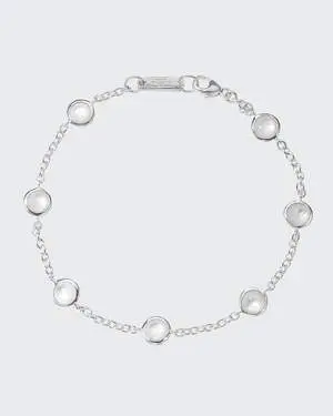 Ippolita Ippolita Sterling Silver Stone Station Bracelet Pearl