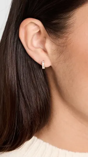 Shashi Teagan Huggie Earrings
