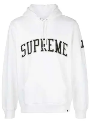 Supreme Raiders 47 Logo-print Hoodie - White