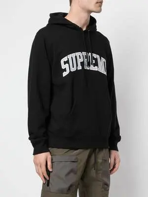 Supreme X Nfl X Raiders '47 Hoodie - Black