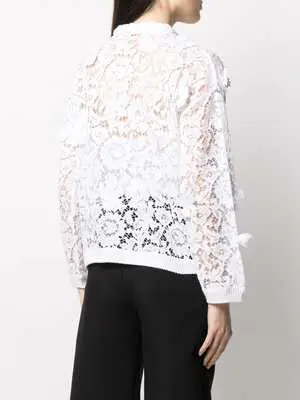 Valentino Garavani Floral Lace Cardigan