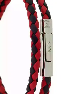 TOD'S Woven Bracelet - Red