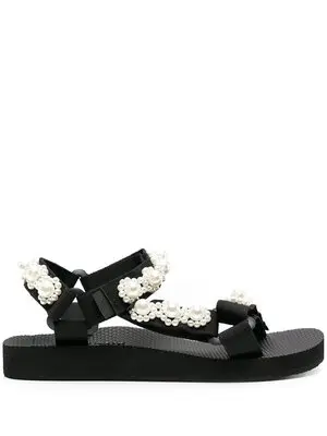 ARIZONA LOVE Trekky Pearl-embellished Sandals