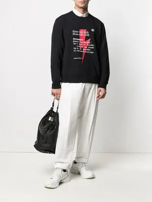 Neil Barrett Thunderbolt Print Sweatshirt