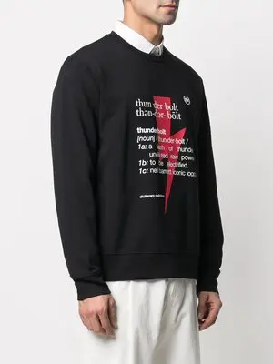 Neil Barrett Thunderbolt Print Sweatshirt