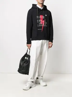 Neil Barrett Thunderbolt Print Hoodie