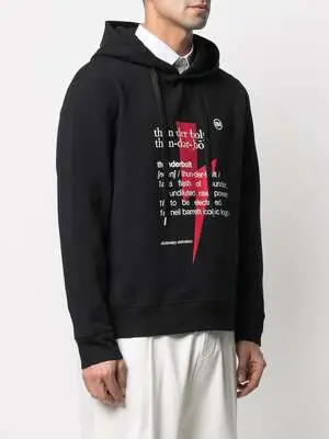 Neil Barrett Thunderbolt Print Hoodie