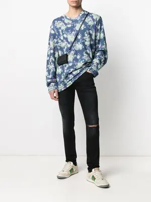 Amiri Distressed Skinny Jeans