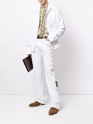 Off-White Western-style Flared Jeans