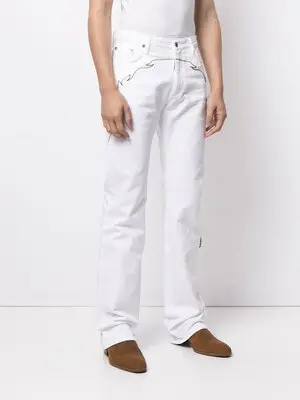 Off-White Western-style Flared Jeans