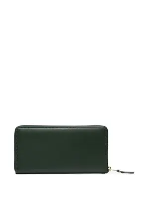 Comme Des Garçons Leather Continental Wallet - Green
