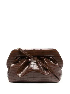 THEMOIRE Bios Vegan Croco Clutch Bag