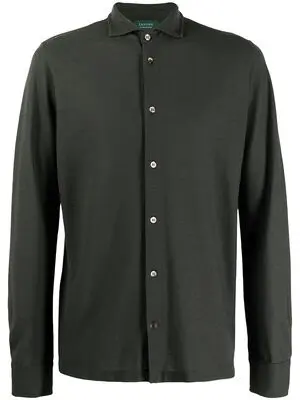ZANONE Straight-fit Shirt - Green