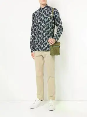 AS2OV Square Shoulder Bag - Green