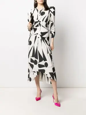 Isabel Marant Albi Abstract-print Dress