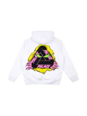 PALACE Tri-ripper Drawstring Hood - White