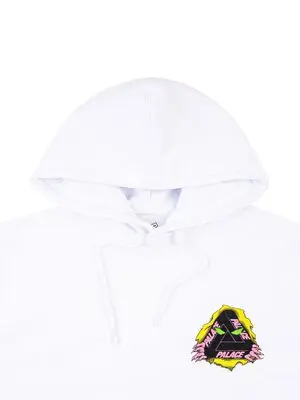 PALACE Tri-ripper Drawstring Hood - White