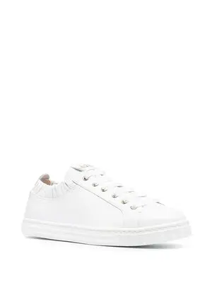 Agl Elasticated Ankle Low-top Sneakers - White