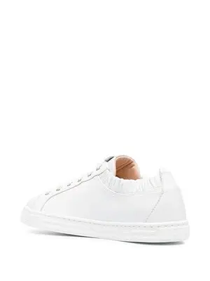 Agl Elasticated Ankle Low-top Sneakers - White