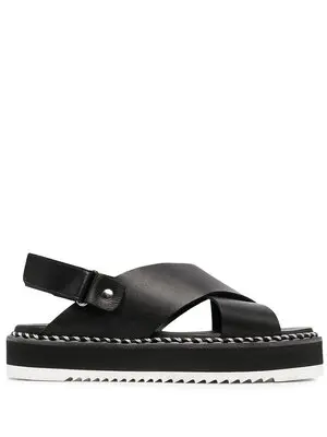 Agl Marta Criss-cross Sandals - Black