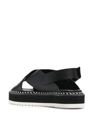 Agl Marta Criss-cross Sandals - Black