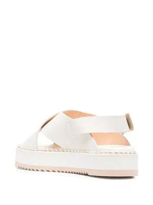 Agl Marta Criss-cross Sandals - White