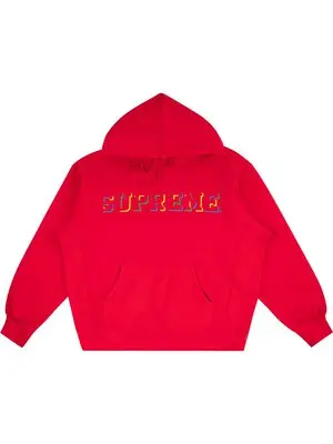 Supreme Drop Shadow Hoodie - Red