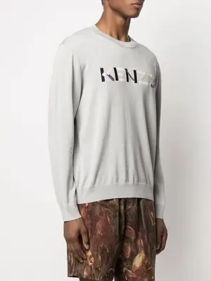 Kenzo Logo-embroidered Jumper