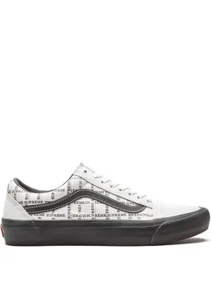 VANS X Supreme Old Skool Pro Grid Sneakers - White