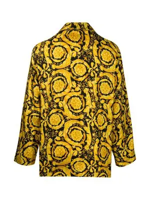 Versace Barocco-print Pyjama Shirt