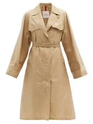 Moncler Rutilicus Belted Shell Trench Coat