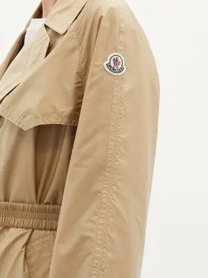 Moncler Rutilicus Belted Shell Trench Coat