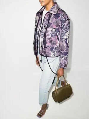 Isabel Marant Floral Print Quilted Jacket