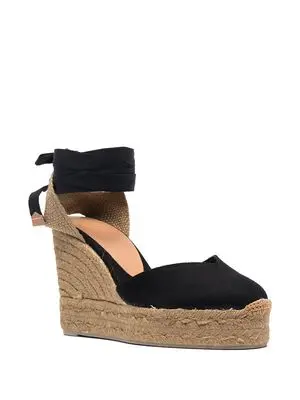 CastaÑer Chiara Wedge Espadrilles - Black