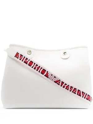 Emporio Armani Myea Shopper Tote Bag - White