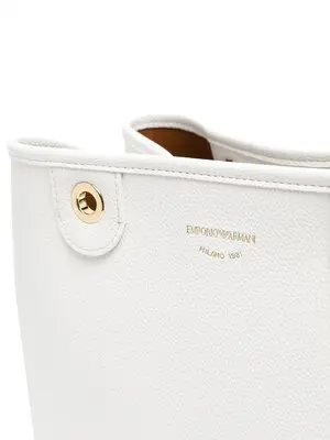 Emporio Armani Myea Shopper Tote Bag - White