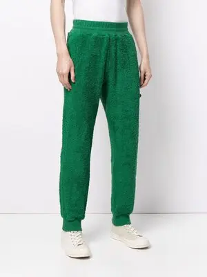 Undercover Textured Cotton Trousers - Green