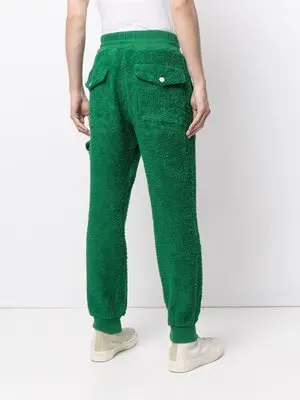 Undercover Textured Cotton Trousers - Green